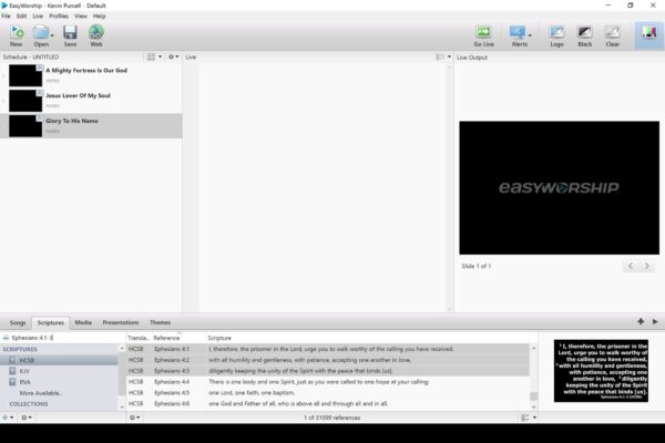 EasyWorship 6 Makes Worship Presentations Easy - ChurchTechToday.com ...
