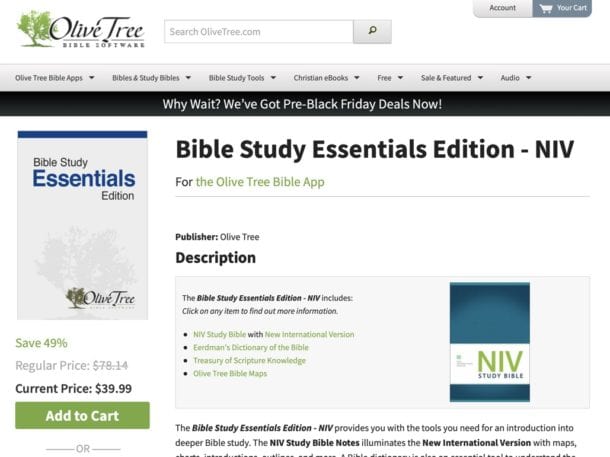 Olive Tree Bible Software [Review] - ChurchTechToday.com | Resources ...