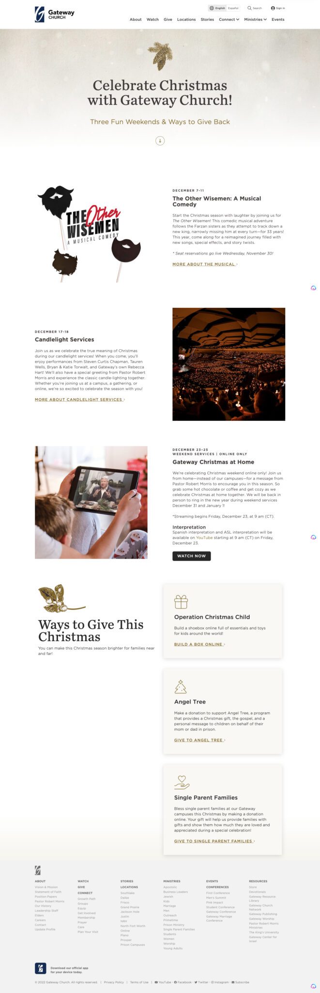 7 Examples Of Christmas Website Landing Pages